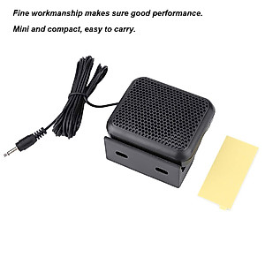 Liyeehao Portable Wired Speaker, Compact Durable Fine Workmanship External Speaker, for Black 13.12ft Kenwood