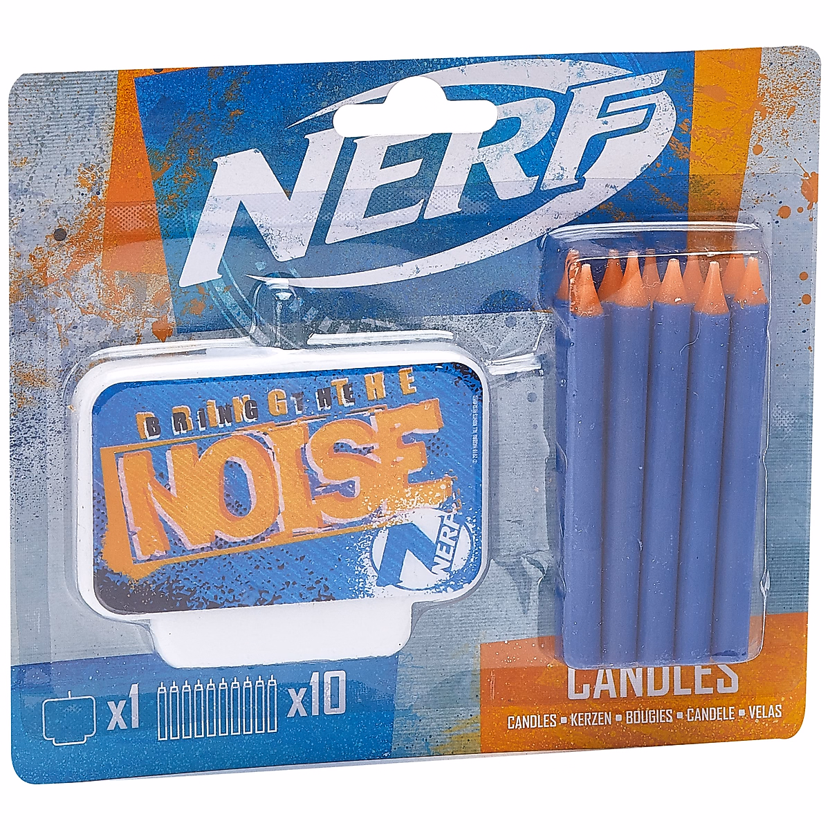 Amscan 9903930 - Nerf Blast Party Birthday Cake Candles - 11 Pack
