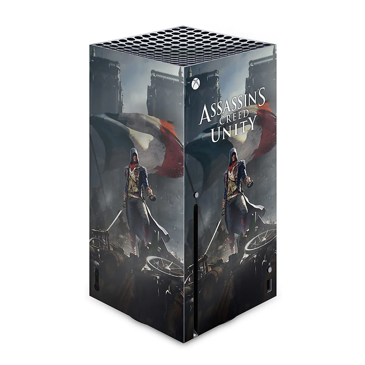 Head Case Designs Officially Licensed Assassin's Creed Arno Dorian French Flag Unity Key Art Vinyl Sticker Gaming Skin Decal Cover Compatible with Xbox Series X Console