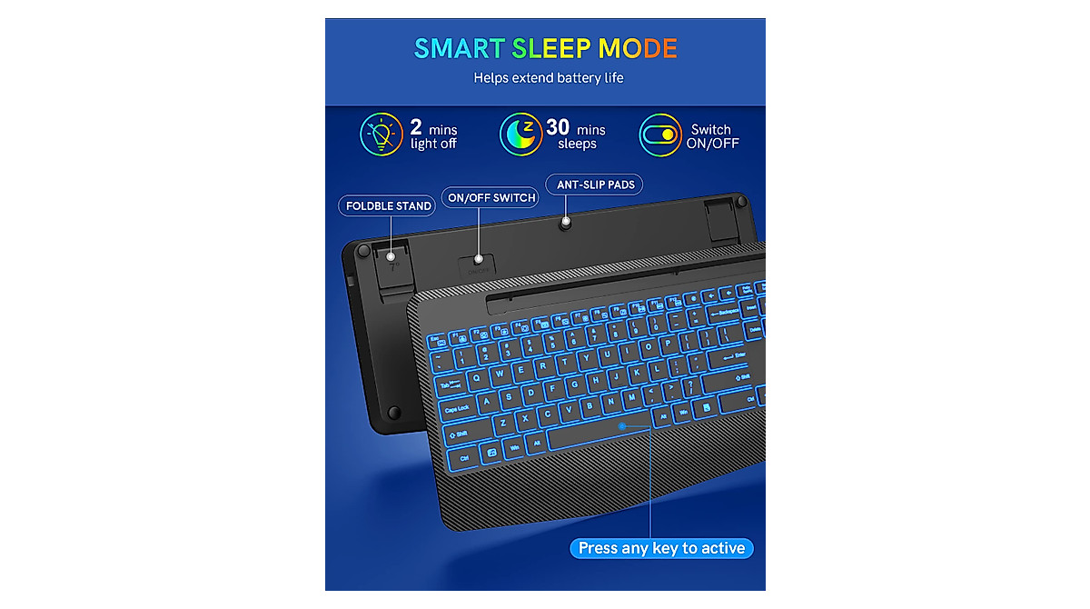 Trueque Wireless Keyboard with Backlit & Ergonomic Comfort