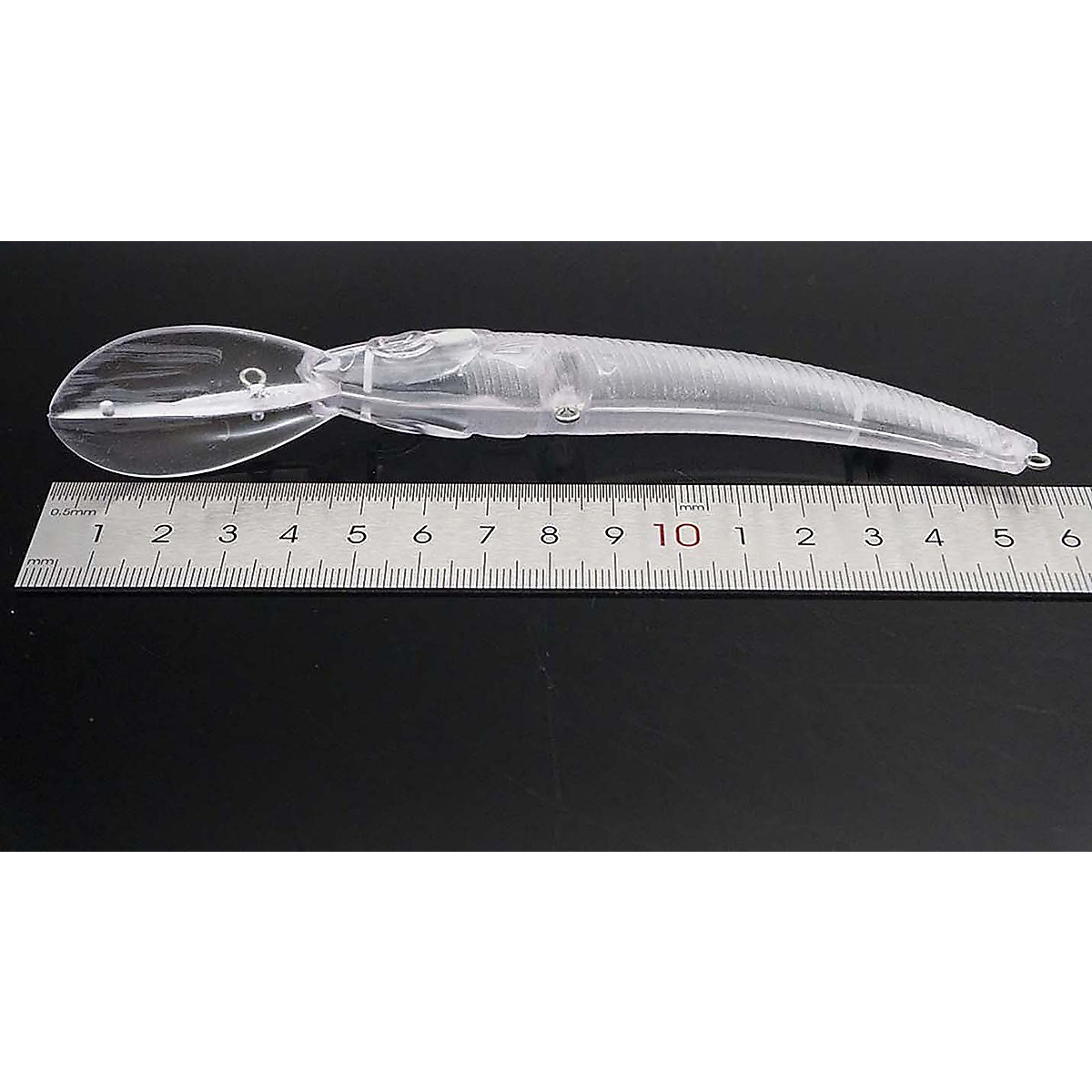 10PCS Unpainted topwater Minnow Fishing Lure 158mm 13.5g Crankbait Artificial Hard Bait Carp Pike Bass Wobblers Deep Diving Fishing jerkbait 9# Free Eye