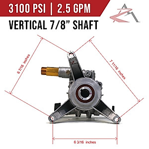 3100 PSI Upgraded POWER PRESSURE WASHER WATER PUMP Homelite UT80432 UT80432A