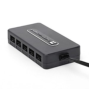 Thermalright Integrated Fan Hub, 10-Port 4 Pin PC Fan Controller, 12V Fan Hub, Support up to 10 Fans, SATA Power Cord Direct Input