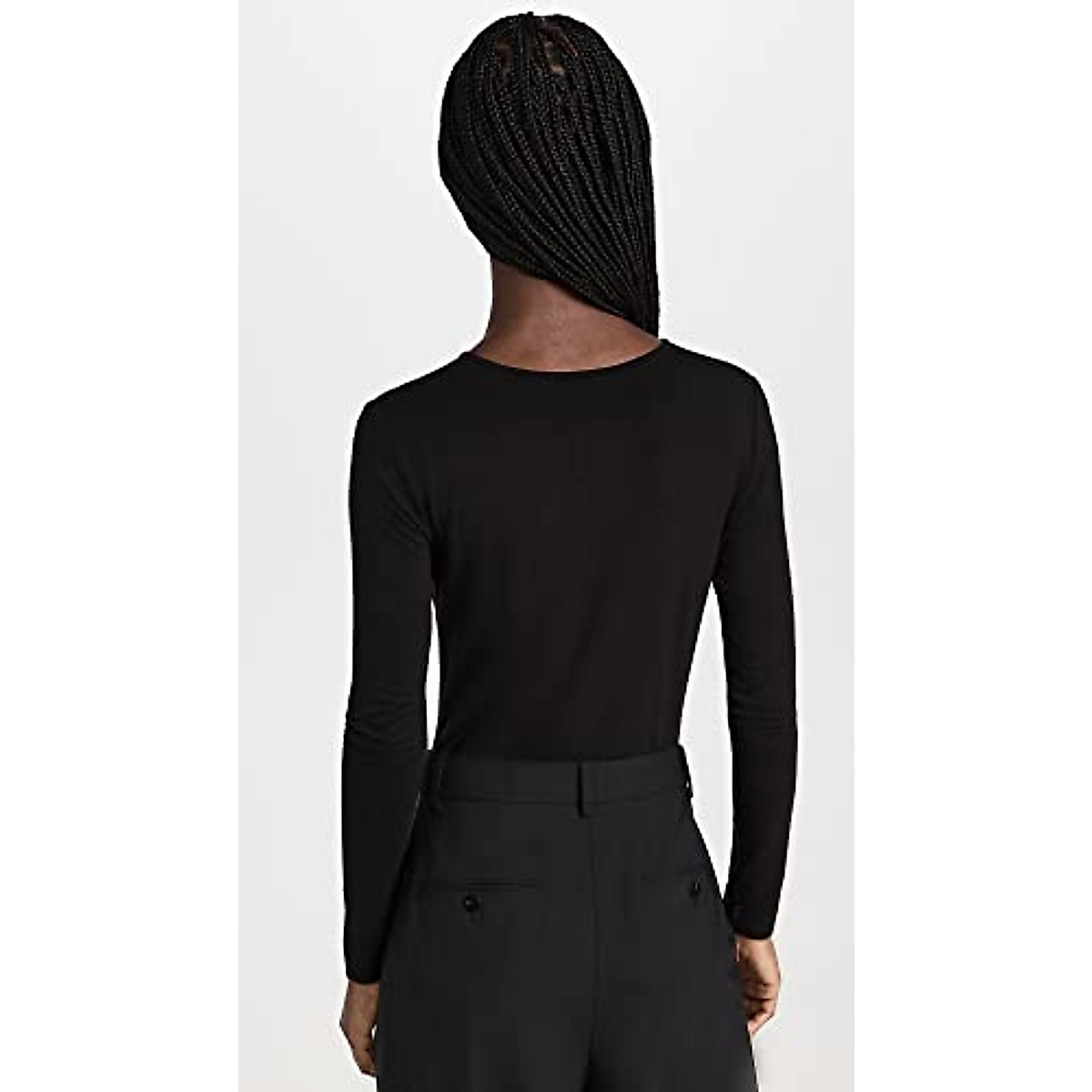 Ninety Percent Women's Eros Modal Deep V Thong Bodysuit, Black, XL