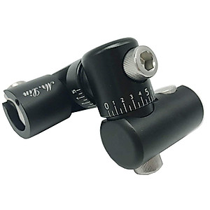 Ace Hunter Black Archery Single Side Adjustable V-bar Quick Disconnect Mount Adjustable Bow Rod Stabilizer