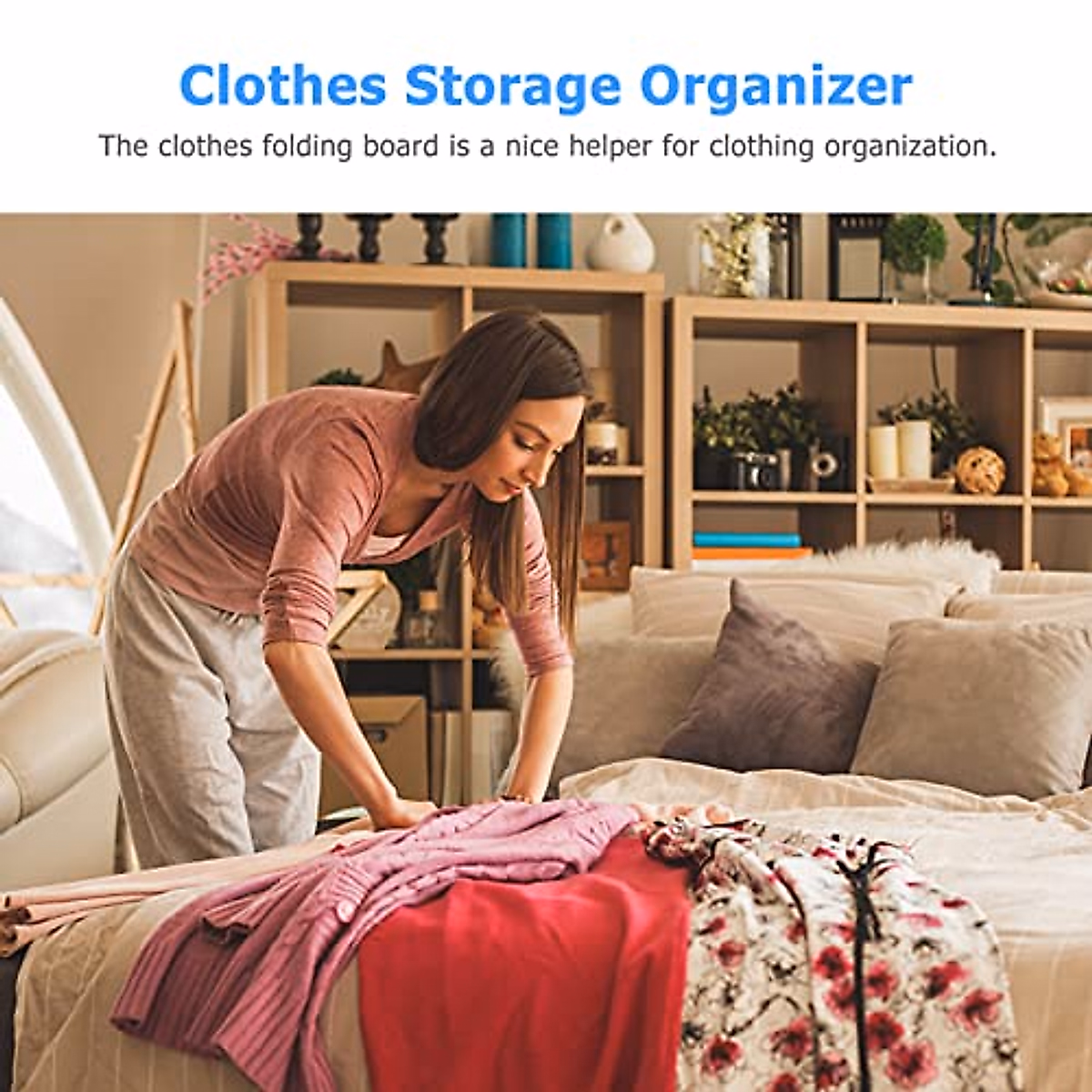 ADOCARN 1pc Garments Kid Storage Helper Fold Stacking Home Shirts T Cloth Children Boards Wardrobe and to Laundry for Adults Convenient Bedroom Quick Easy Kids Room Practical Organizer T-