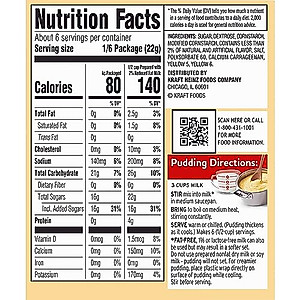 JELL-O Vanilla Cook & Serve Pudding Mix (4.6 oz Box)