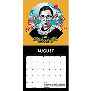 2021 The Legacy of Ruth Bader Ginsburg Wall Calendar: Her Words of Hope, Equality and Inspiration ― A yearlong tribute to the notorious RBG (12-Month Monthly Calendar)