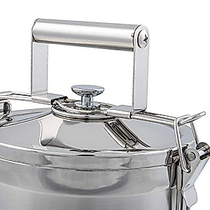 Indian-Tiffin 3 Tier Stainless Steel Eco-Box with 3 Piece Cutlery Set