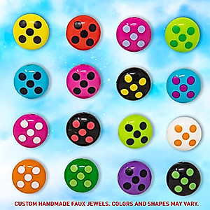 UPD Miraculous Ladybug Lucky Jewels Charm Bracelet, Necklace, Dangle & More! (Blind Box) - Collect All 68 Gems!