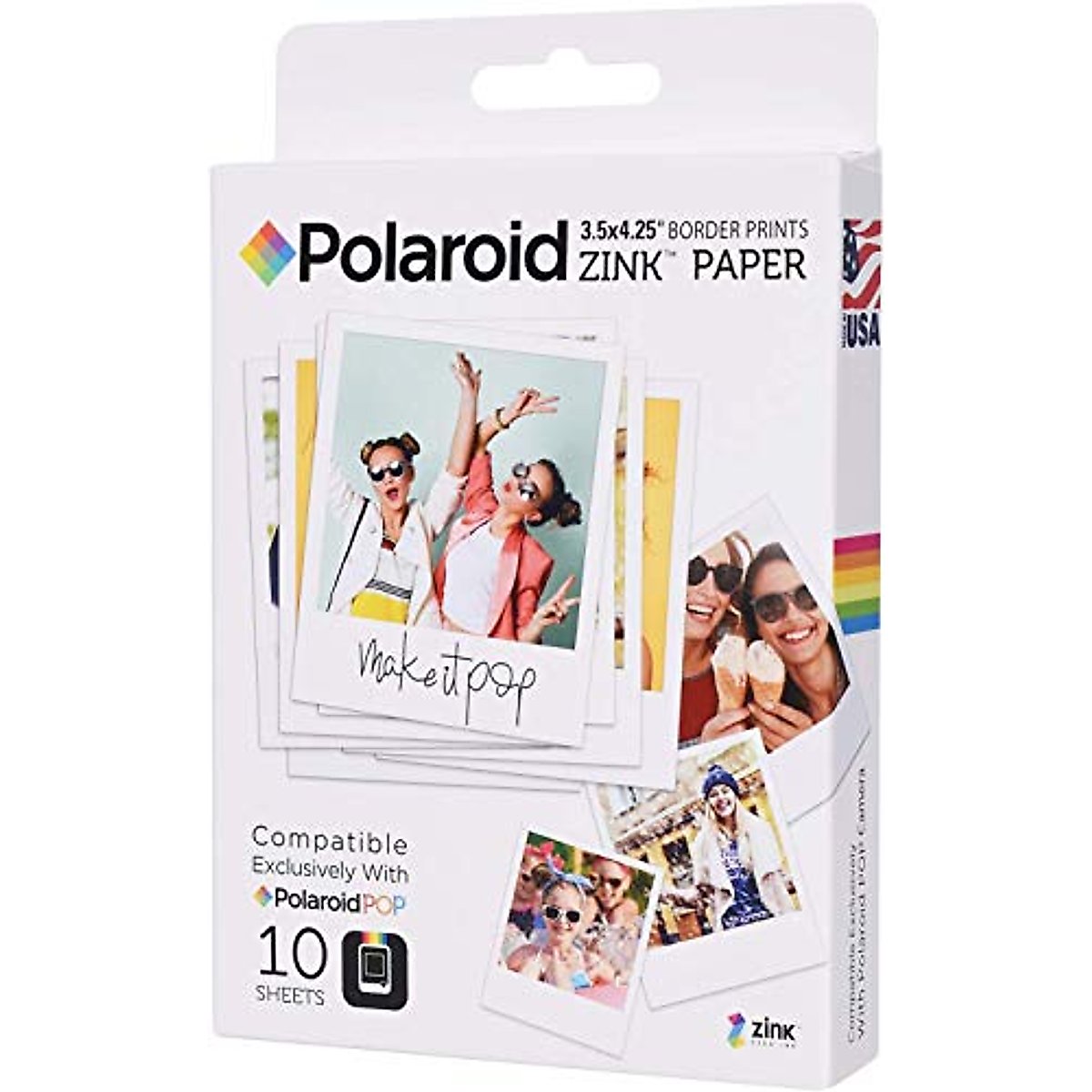 Polaroid POP 2.0 2 in 1 Instant Print Digital Camera (Blue) 10 Pack Bundle