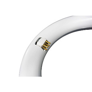 NYLL - 16 Inch/ 16" Plug & Play T9 Circline LED Lamp - Cool White (4100K) Circular Bulb Directly Relamp 40 Watt Fluorescent Bulb FC16T9/CW, FCL40 (without rewiring or modification) - Ballast Required!