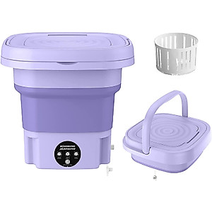 Portable Washing Machine, High Capacity Mini Washer with 3 Modes Deep Cleaning Half Automatic Washer,Foldable Washer and Spin Dryer, Suitable for Apartment Dorm,Travelling
