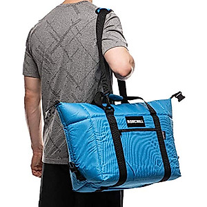 NorChill 12 Can Voyager Series Insulated Soft Sided Cooler Bag, Blue