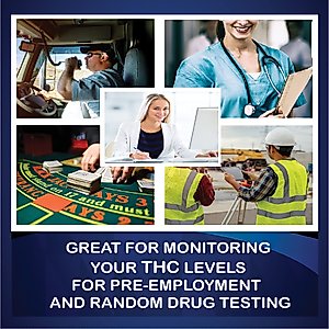 2 Pack - DrugExam THC Advantage Made in USA Multi Level Marijuana Home Urine Test Kit. Highly Sensitive THC 5 Level Drug Test Kit. Detects at 20 ng/mL, 50 ng/mL, 100 ng/mL, 200 ng/mL and 300 ng/mL (2)