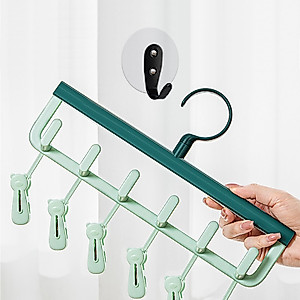 Heavy Duty Adhesive Hooks 33lb(Max),10 Pack Self Adhesive Hooks, Waterproof Hooks for Hanging Transparent Reusable Hooks,Waterproof Bathroom Kitchen Stainless Steels Hooks (Black, M)