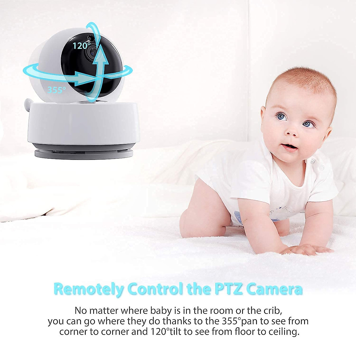 Dr.meter Baby Monitor with 2 Cameras
