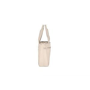 LeSportsac Driftwood Everyday Zip Tote Handbag/Travel Bag, Style 3867/Color R082, Neutral Buff Color, Favorite Lightweight Ripstop Nylon in New Environmentally Conscious Recycled Material
