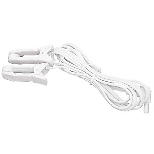 5pcs / Bag 2.35mm Electrode Wire, Ear Clip Electrode Wires Cable for TENS Unit Physiotherapy Machine