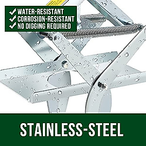 Garsum Scissor Mole Trap for Lawns, Mole Kill for lawns, EasySet Eliminator Vole Gopher Traps, Reusable Quick and Clean Kill,1 Scissor Trap