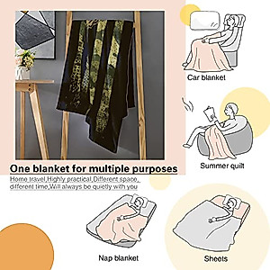 Fleece Camouflage American Flag Blanket Super Soft Plush Throw Blanket Cozy Warm Bed Blankets Lightweight Microfiber Flannel Blankets for Couch, Bed, Sofa (40" x 50")