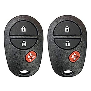 2 NEW Replacement For 2005-2016 TACOMA Keyless Entry Remote Control GQ43VT20T By AutoKeyMax