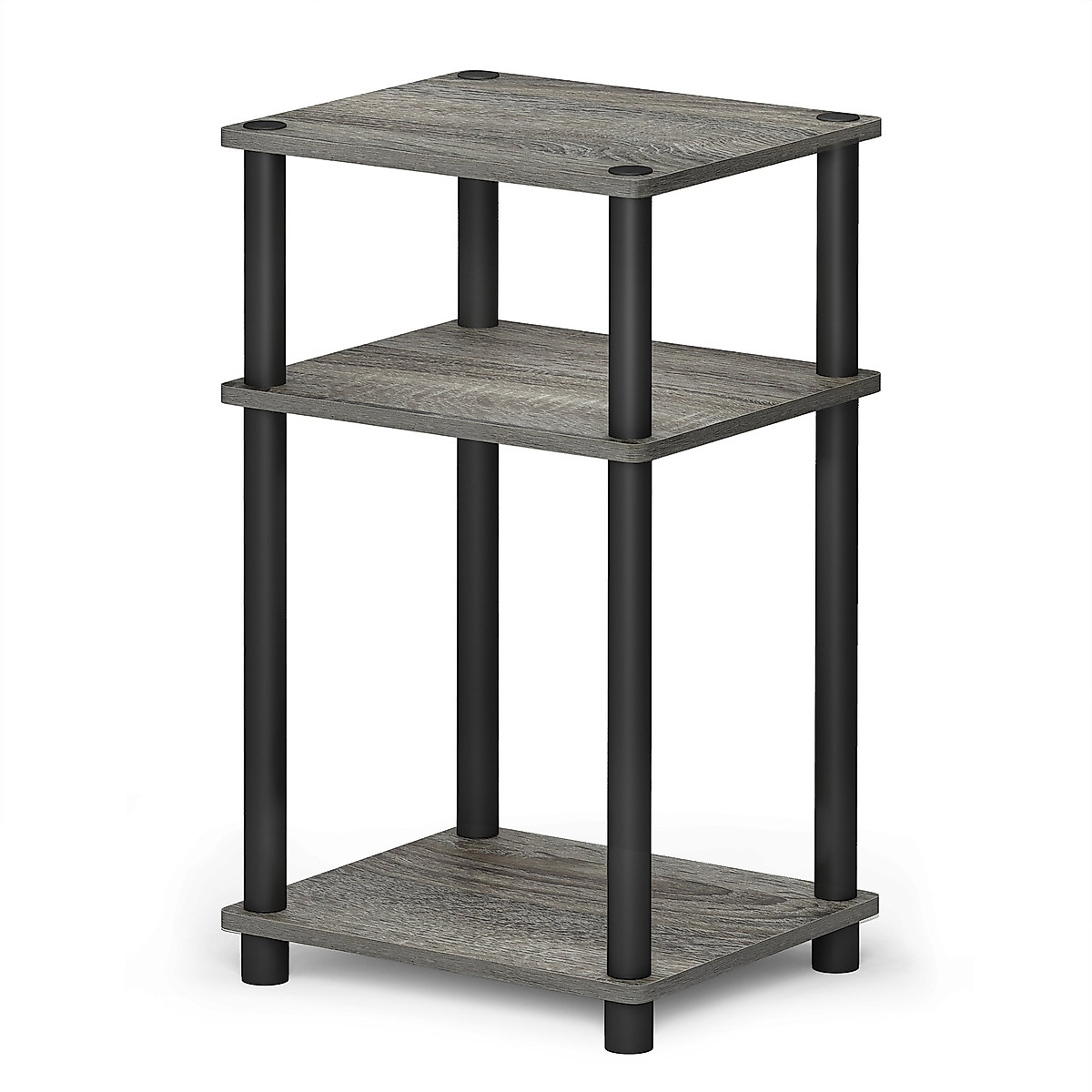 Furinno Just 3-Tier End Table + Bookcase Storage (3-Tier)