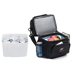 6-Cans (355 ml) Cooler Lunch Bag with Leakproof Hardliner Bucket. Hold 6 Regular Size (355 ml) Cans Without Ice.