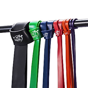 Fit Simplify Pull Up Assist Band - Stretching Resistance Band - Mobility and Powerlifting Bands - Exercise Pull Up Band