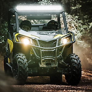 Nilight - 18007C-A 37Inch Triple Row Led Light Bar 468W Flood Spot Combo 46800LM Driving Lights Boat Led Off-Road Lights for Trucks