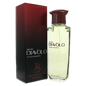 Antonio Banderas Diavolo For Men Eau De Toilette Spray 3.4 Oz.