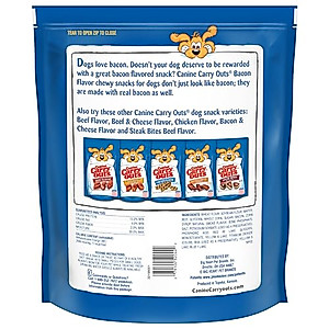 Canine Carry Outs Dog Treats, Bacon Flavor, 47 Ounce, Made with Real Bacon