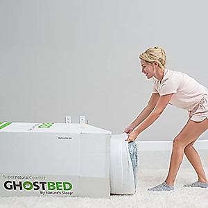 GhostBed Flex 13 Inch Cool Gel Memory Foam & Innerspring Hybrid Mattress, Medium Feel, Made in The USA, Queen