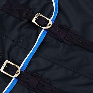 HORZE Glasgow Light Weight Waterproof Turnout Horse Sheet (No Fill) - Dark Blue - 78 in