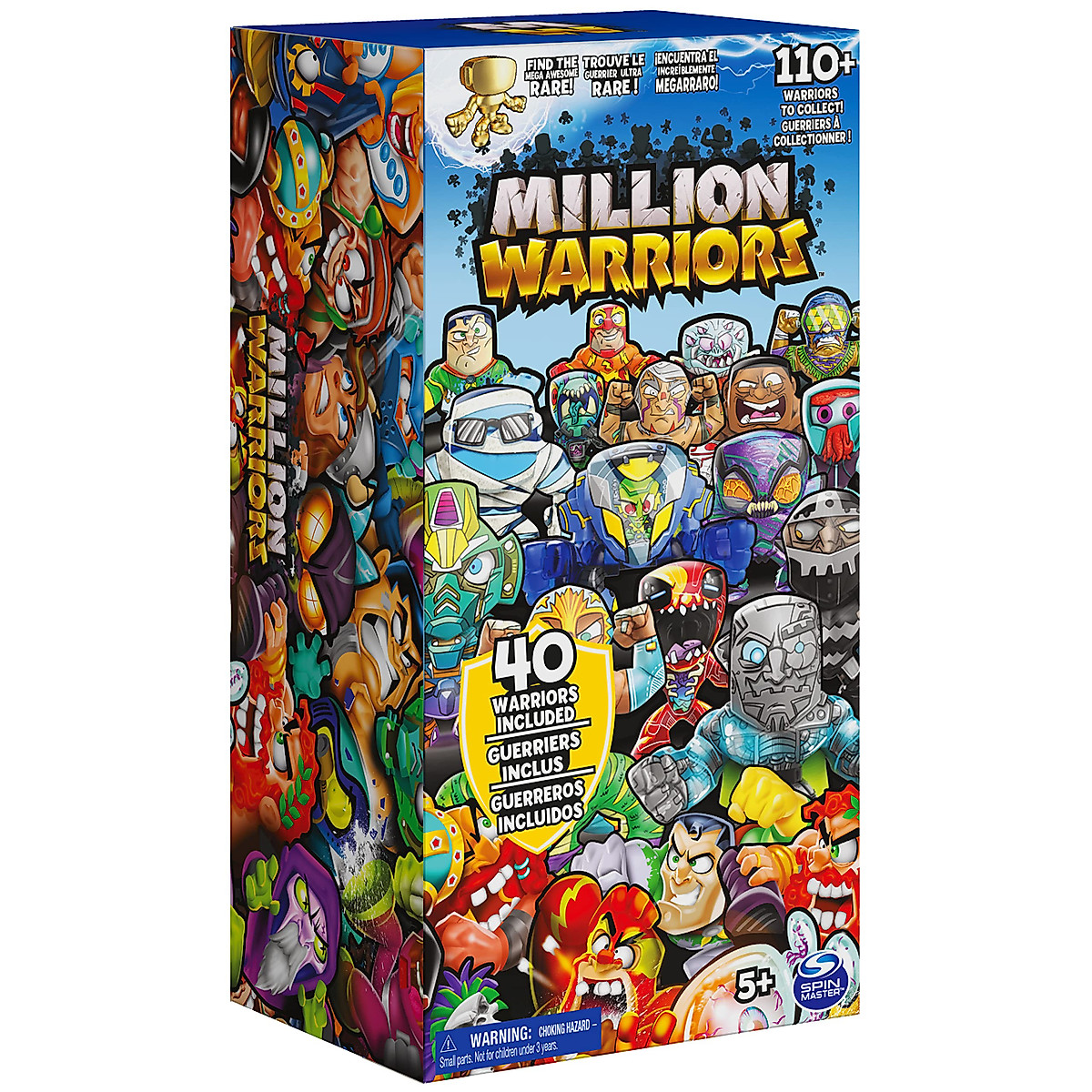 Million Warriors, 40-Pack Collectible Figures, Guaranteed Rare Warrior, Surprise Kids Toys for Boys and Girls Ages 5 and Up (Styles May Vary)