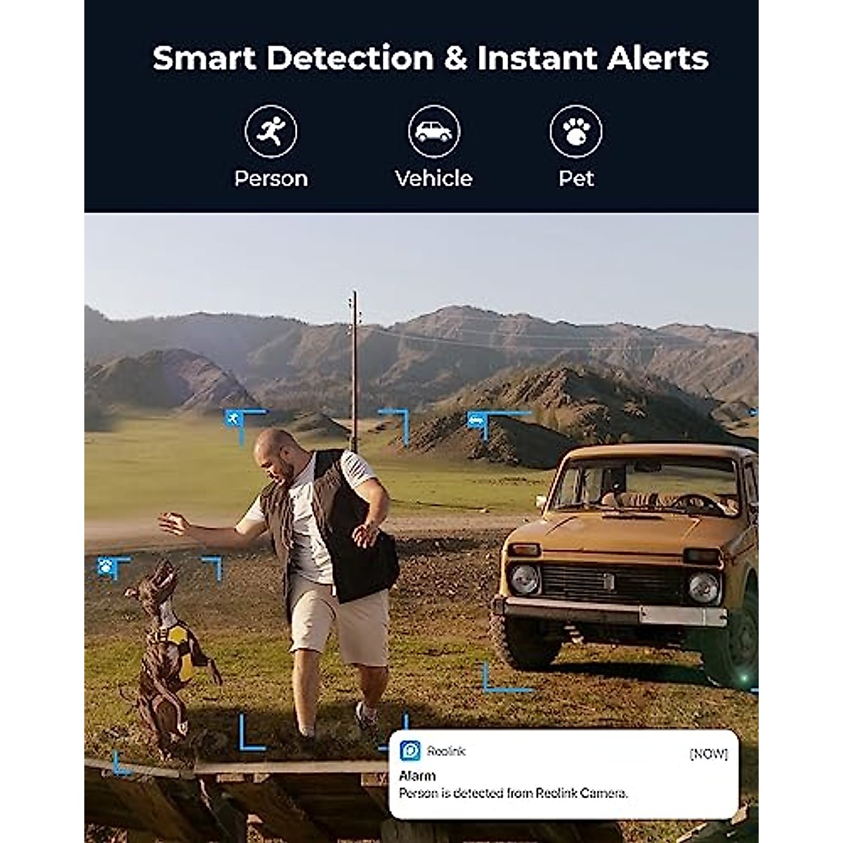 REOLINK Wired Cellular Security Camera Outdoor, 4G LTE Camera No WiFi Needed, 4MP PTZ, 6X Hybrid Zoom with Auto Tracking, Smart Detection, Plug-in for Nonstop Power, 24/7 Recording, TrackMix Wired LTE