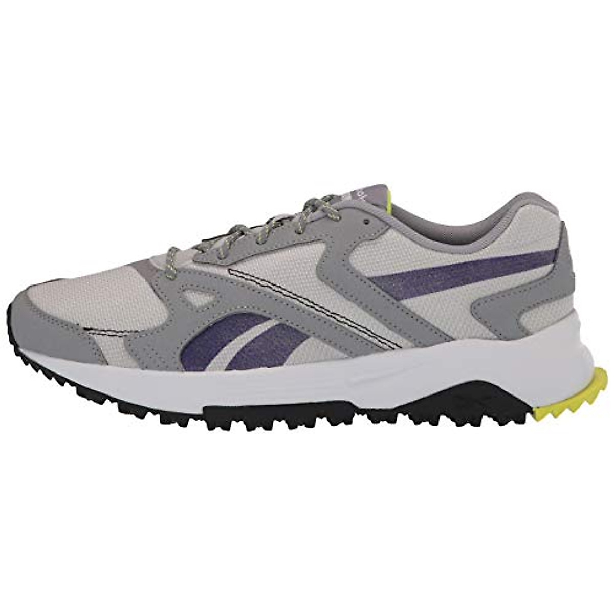 Reebok women's Lavante Terrain Running Shoe, Pure Grey/Yellow Flare, 8.5 US
