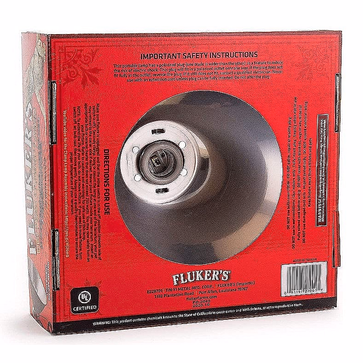 FLUK REPTA CLAMP LAMP 10"