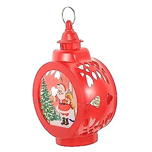VOSAREA Christmas Lantern Outdoor Decorations Deco Outdoor Christmas Decor Decoraciones para Salas De Casa Christmas Lantern Snow Globe Holiday Lantern Decorative Christmas Adornment