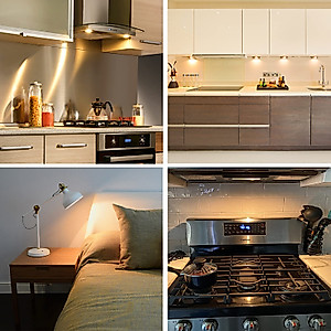 G8 Halogen Bulb 20W 120V T4 JCD Type G8 Base Bi-Pin Xenon Light Bulbs, Dimmable with Long Lasting Lifespan, G8 Halogen Light Bulbs for Under Cabinet Puck Lighting Replacements, Warm White, 6 Packs