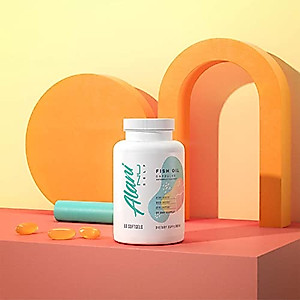 Alani Nu Omega 3 Fish Oil, 1500MG, 800mg EPA, 600mg DHA, Gluten-Free, (60 Softgels) 30 Servings