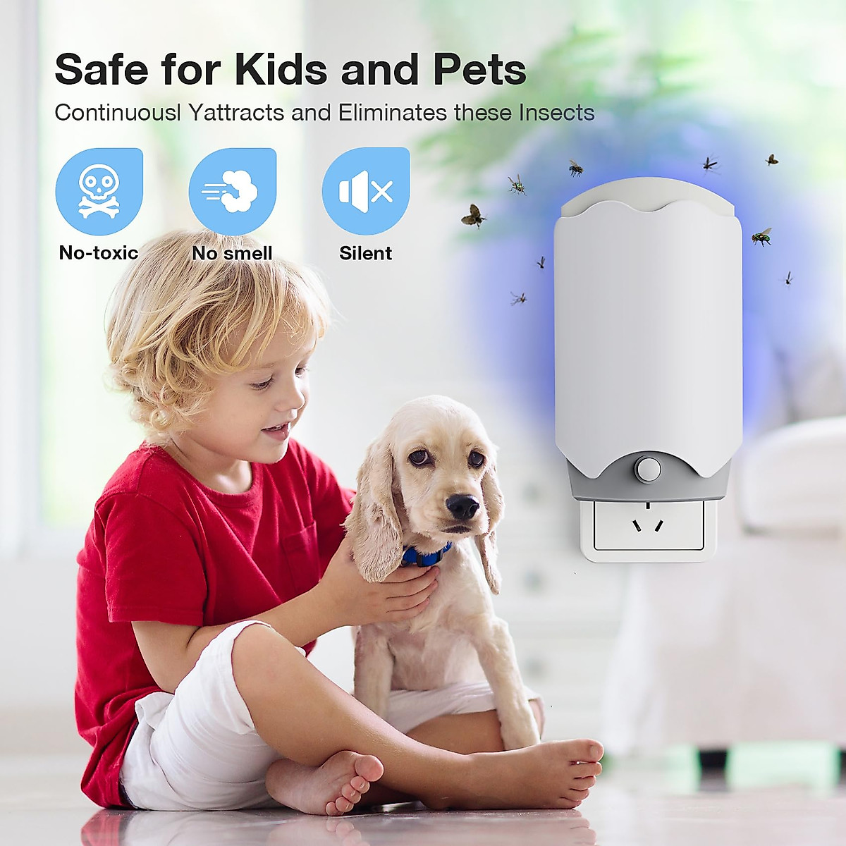 12 Pcs Refill Glue Cards for Forhimn Flying Insect Trap