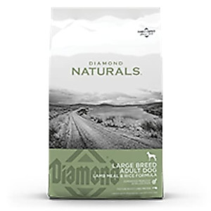 Diamond Naturals Large Breed Adult Dry Dog Food Lamb Meal and Rice Formula with Protein from Real Lamb, Probiotics and Essential Nutrients to Support Balanced and Overall Health in Adult Dogs 40lb