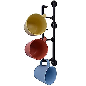 YYST Magnetic Vertical Narrow Corner Coffee Mug Rack Hanger Cup Holder Hooks for Coffee Mugs, Tea Cups On The Refrigerator , etc (1)