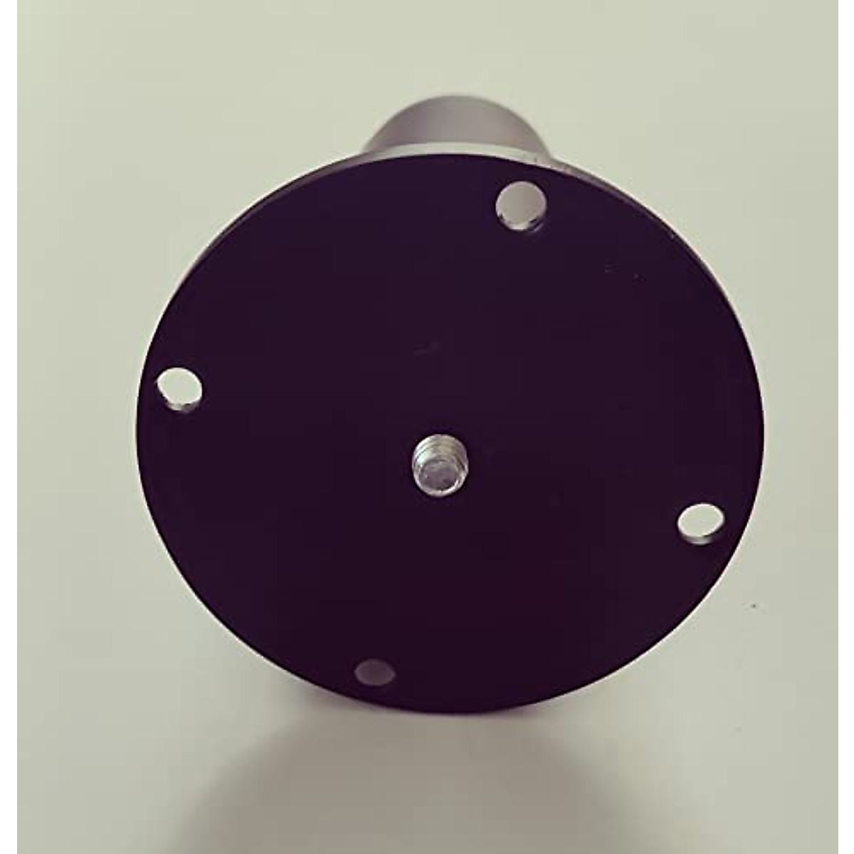 Radiant 53 Furniture Legs 4 Inch, 4 Pieces, Strong and Stylish Stainless Steel(Color Black) with Hard Plastic Base