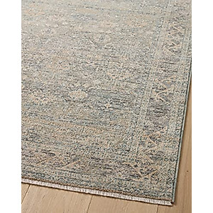 Loloi Angela Rose x Blake Collection BLA-01 Sky/Beige, Transitional 5'-3" x 7'-6" Area Rug