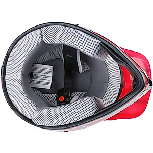 TCT-MT DOT Youth Kids ATV Motocross Offroad Street Helmet Full Face Motorcycle Off-Road ATV Helmet Dirt Bike Motocross Helmet+Gloves+Goggles