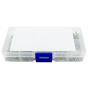 Guard4U 300Pcs M2 304 Stainless Steel Phillips Countersunk/Flat Head Self-Tapping Screws Assortment Kit- Wood Screws M2 x 4mm/ 6mm/ 8mm/ 10mm/ 12mm/ 14mm/ 16mm/ 18mm/ 20mm/ 25mm