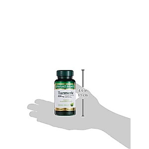 Nature's Bounty Turmeric Capsules, Antioxident Health, 450 Mg, 60 Ct