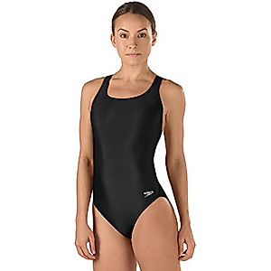 Speedo Girls Prolt Super Pro Solid Youth Athletic-one-piece-swimsuits, Speedo Black, 4/20 US